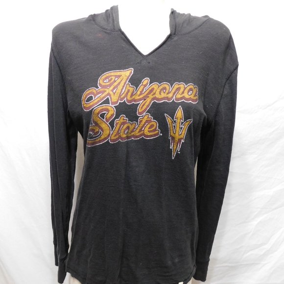 Fourty Seven Brand | Tops | Vintage Asu Sun Devils Shirt With Hood ...